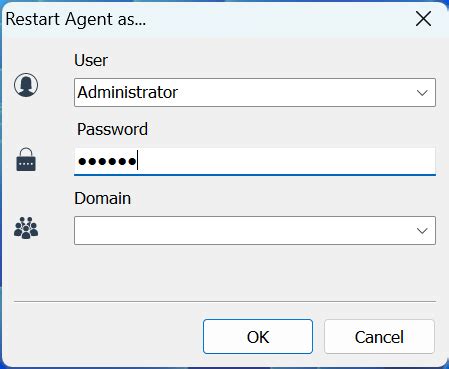 הפעלת Agent כמנהל Remote Utilities