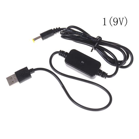 Buy DC DC Converter Cable USB Connector V To V V Jack Mm Step Up Cable Online At