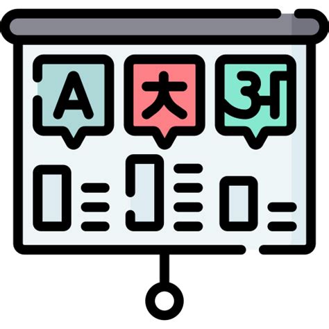 Linguistics Special Lineal Color Icon