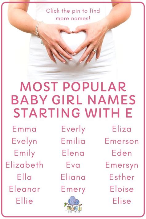 Middle Names That Start With E For A Girl