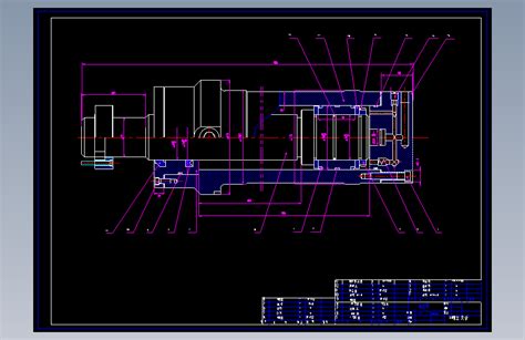 液压缸油缸总装图机械设计cad图纸参考素材缸径120杆径84压力31 5 Autocad 2007 模型图纸下载 懒石网