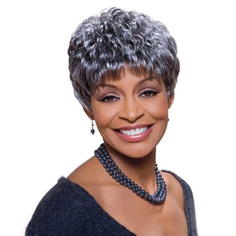 Foxy Silver Wig Sassy Silver Wigs Unprocessed Hair Human Hair Lace Wigs