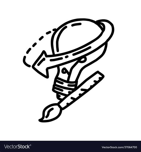Business Creative Hand Drawn Icon Design Outline Vector Image