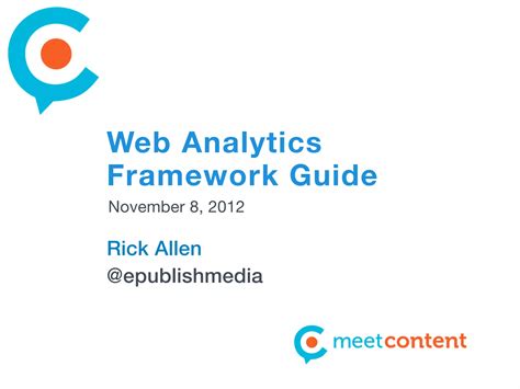Web Analytics Framework Guide Key Web Development Internet