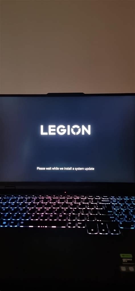 Stuck On Please Wait While We Install A System Update Rlenovolegion