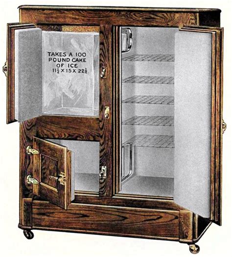 Antique Iceboxes What They Were How They Worked Their Magic S S Click Americana