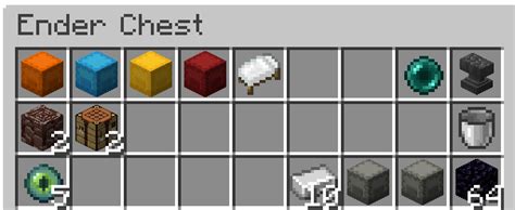 How To Make Ender Chest Mc