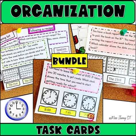 Executive Functioning Activities Task Cards Bundle Miss Jenny Ot