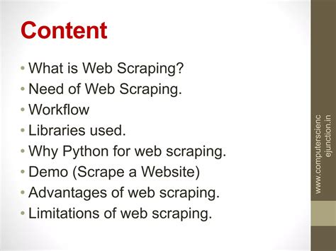 Web Scrapping Using Python Pptx Web Design And Html Internet