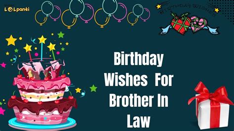 Happy Birthday Wishes For Brother In Law