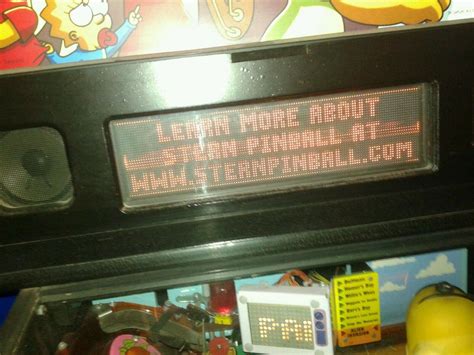 Pinball 128 X 32 Dot Matrix Display Used Some Burn About 85 Good Test