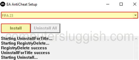 FIFA 23 EA AntiCheat Failure During Update Process Service Encountered An Error