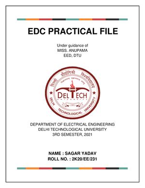 ECE Lab Manual 1 Complete Notes On Forward And Reverse Bias Characteristics DELHI