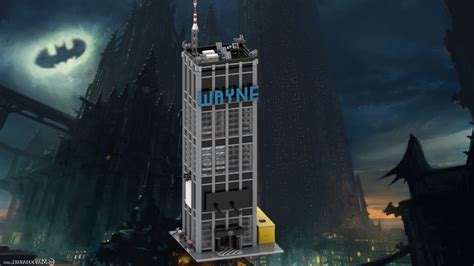 Lego Moc Wayne Tower By Minepro3600 Rebrickable Build With Lego