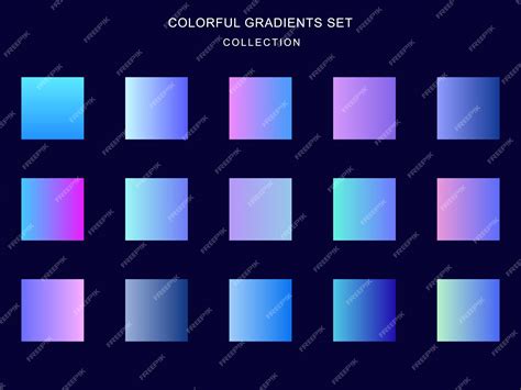 Premium Vector Gradient Collection Color Pack Set Colorful Palette