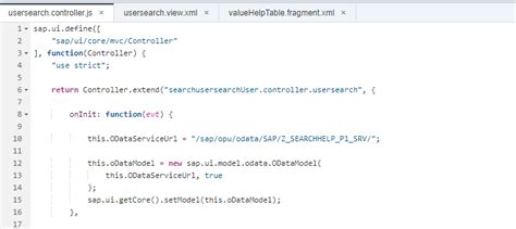 Quick Search Help For Odata And Sapui5 Application Sap Community