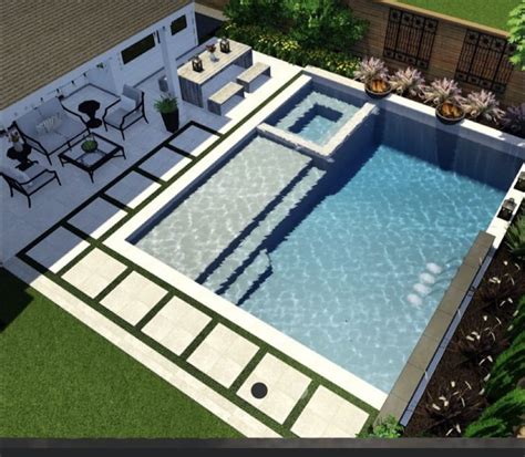 Dream Backyard Pool With Patio Area Backyard Pool With Seating Area