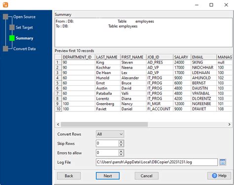 Copy Table From One Sqlite Database To Another