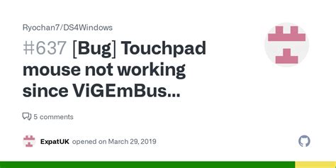 Bug Touchpad Mouse Not Working Since ViGEmBus Migration Only On Older Profiles Issue