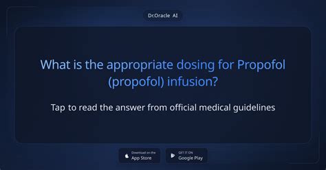 What Is The Appropriate Dosing For Propofol Propofol Infusion