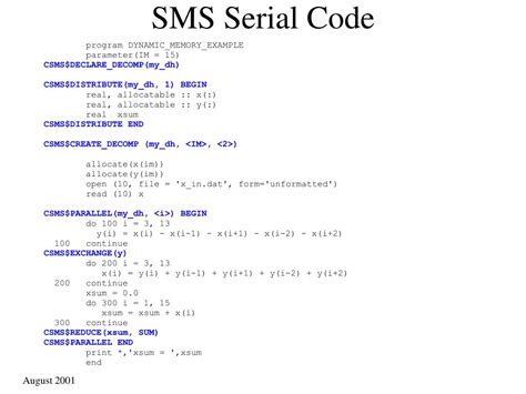 Ppt Parallelizing Roms For Distributed Memory Machines Using The Scalable Modeling System Sms