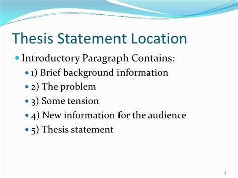 Thesis Statement Location And Generation Picture Only