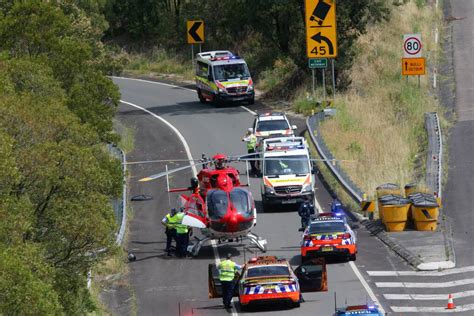 Two Car Accident At Mt Ousley Photos Illawarra Mercury Wollongong NSW