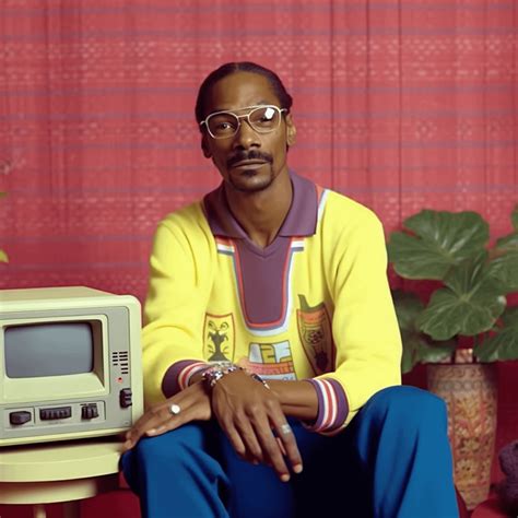 Snoop Dogg On An Ad About A Lost Videogame From The 80s Rmidjourney