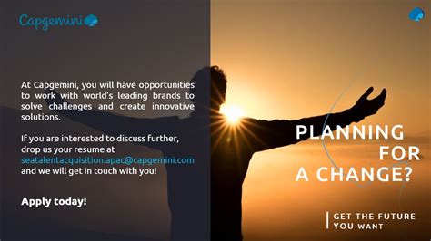 Capgemini Is Hiring Jason Toh