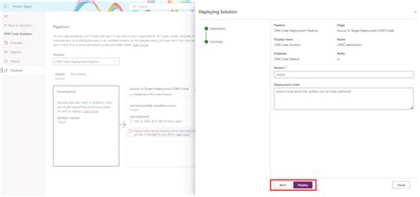 Approve The Deployment Of Solutions Using Pipelines In The Power
