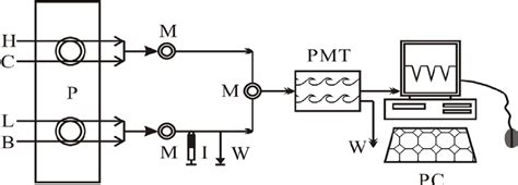 The Schematic Diagram Of Flow Injection Analysis Apparatus Download Scientific Diagram