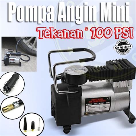 Jual Kompresor Mini Pompa Ban Angin Mini Listrik Pompa Portable
