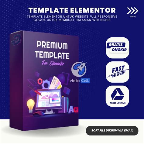 Jual Template Premium Elementor Total 500 Desain Landing Page Format Json Website Plugin Terbaik