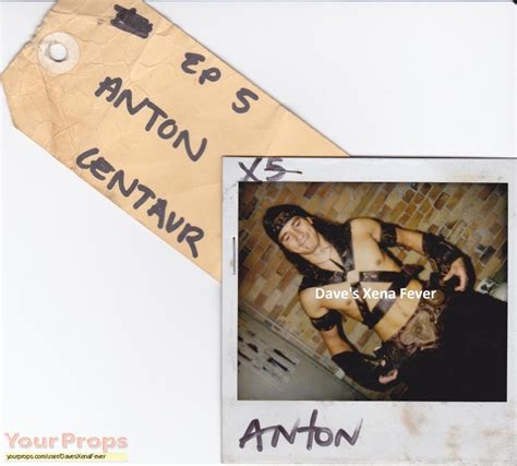 Xena Warrior Princess Centaur Continuity Polaroid Original Prod Material