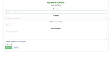 bulma form variables geeksforgeeks