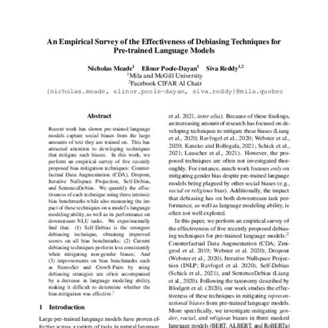 An Empirical Survey Of The Effectiveness Of Debiasing Techniques For Pre Trained Language Models