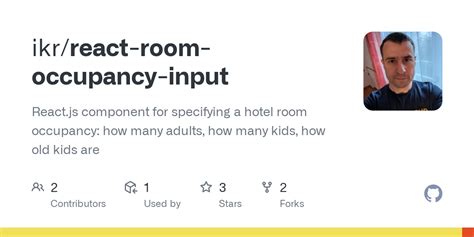 Github Ikr React Room Occupancy Input React Js Component For Specifying A Hotel Room
