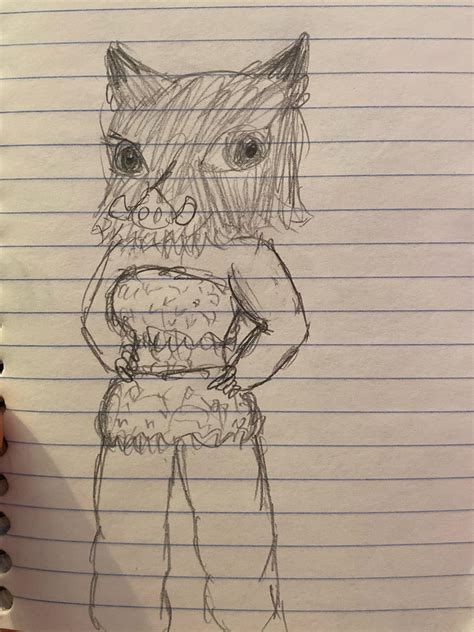 Female Inosuke Doodle Cus Why Not R Animeart