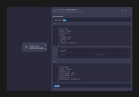 Json Transformation Onum Docs
