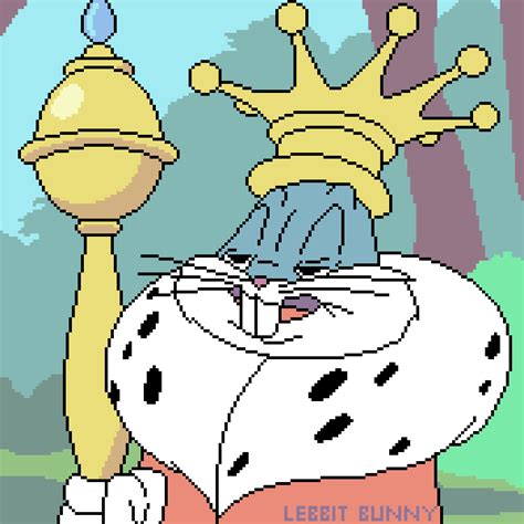 King Bugs Bunny Large By Lebbitbunny On Deviantart