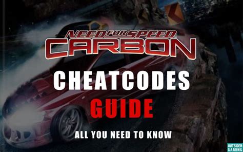 Need For Speed Carbon Cheatcodes