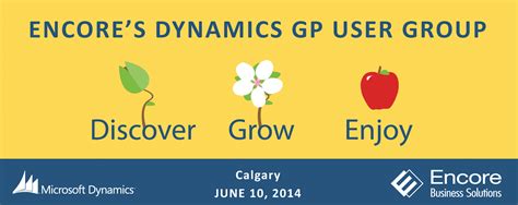 Calgary Microsoft Dynamics Gp User Group Encore Business Solutions