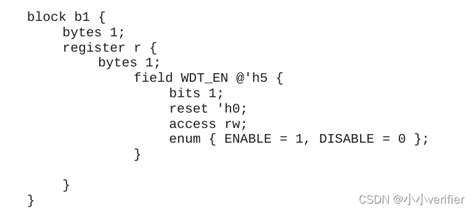 Ral模型 Vcs的ralgen命令产生uvm寄存器模型 赛派号