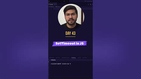 Settimeout In Javascript 75hardchallenge Javascript Youtube