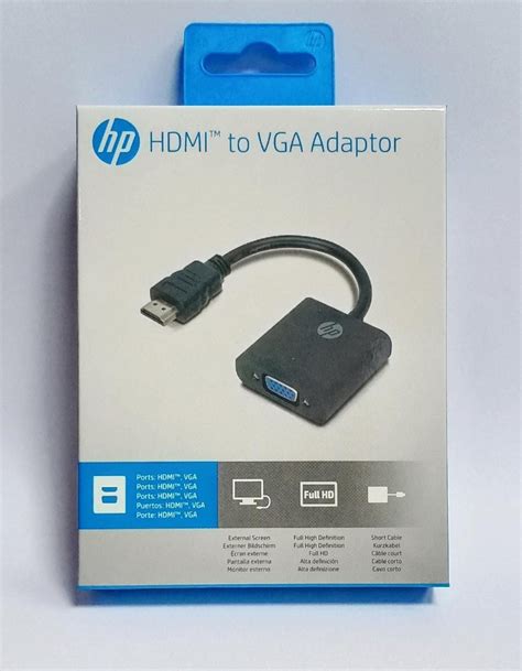 HP HDMI To VGA Adaptor HDMI Male To VGA Female Video Converter Adapter Cable At Piece