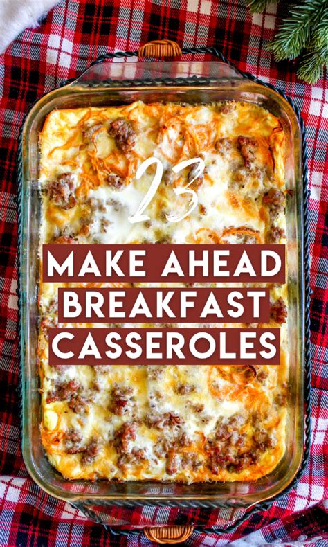 Make Ahead Breakfast Casserole Artofit