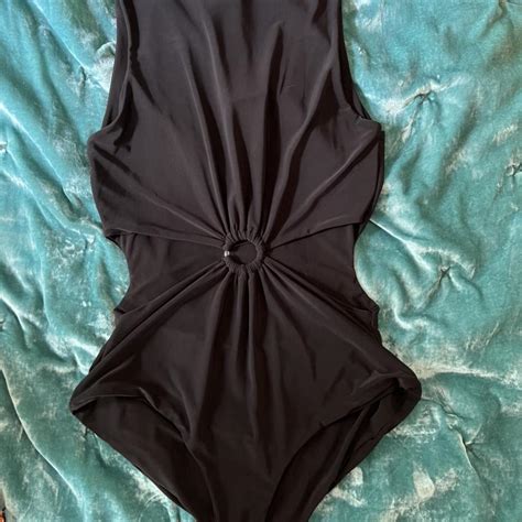 Nwt Nasty Gal Cutout Bodysuit Size Us 6 Nastygal Depop