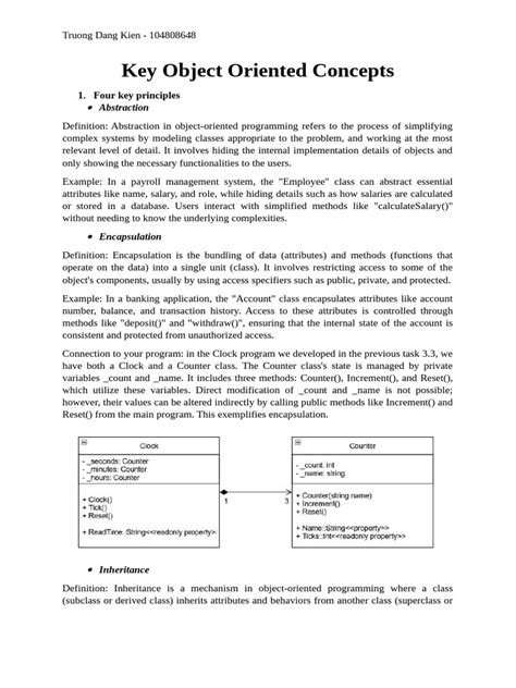 6 2p key object oriented concepts pdf inheritance object oriented programming class