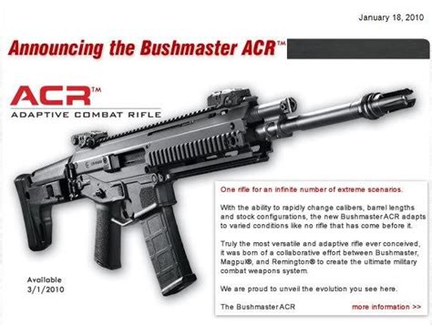 Check Out The New Bushmaster Acr Conversion Kit For The 10 22 Rimfire Central Firearm Forum