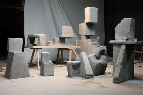 Premium Ai Image A Table With A Lot Of Objects On It